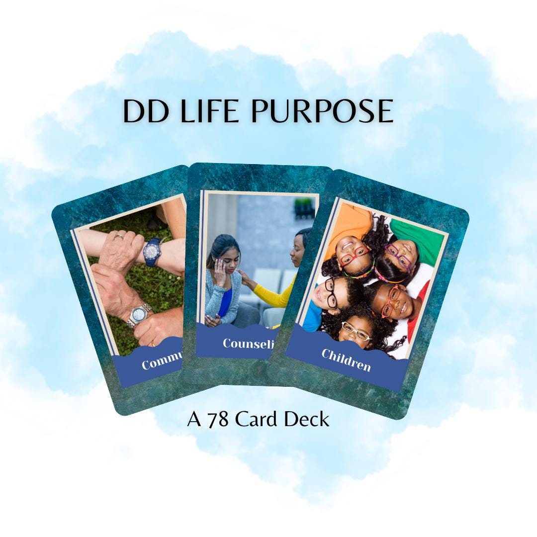Printable Tarot Cards - DD Life Purpose Oracle Deck - Etsy
