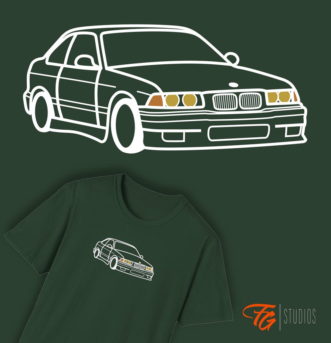 BMW E36 M3 Tee: Car Enthusiast Apparel - Etsy