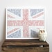 All Things British Typographic Print - British Print, Union Jack ...
