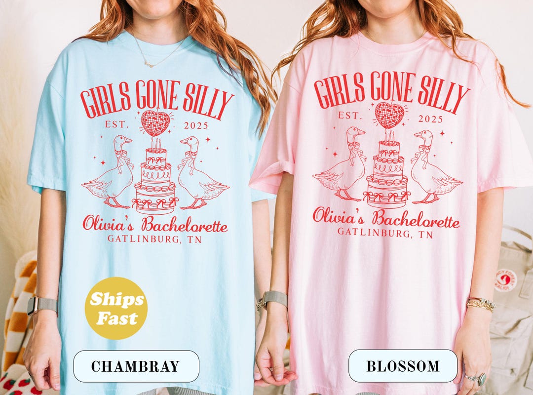 Girls Gone Silly Bachelorette Shirt, Funny Goose Bach Party Tee ...