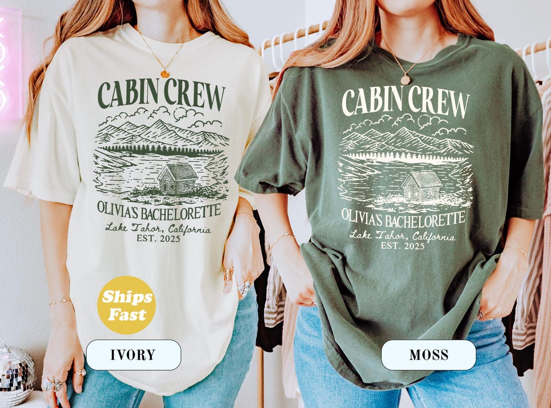 Cabin Crew Bachelorette Shirt, Custom Bride Trip Tee, Custom Mountain ...