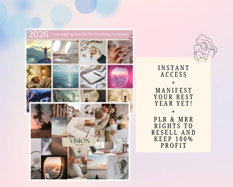 2026 Printable Vision Board Bundle With 800+ Printable Photos ...