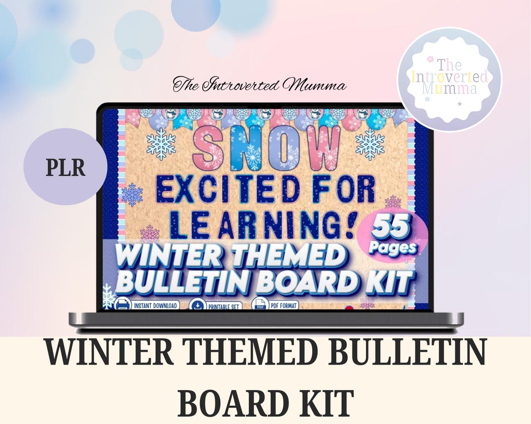 Winter Bulletin Board Kit: Classroom Decor (december to January) - Etsy