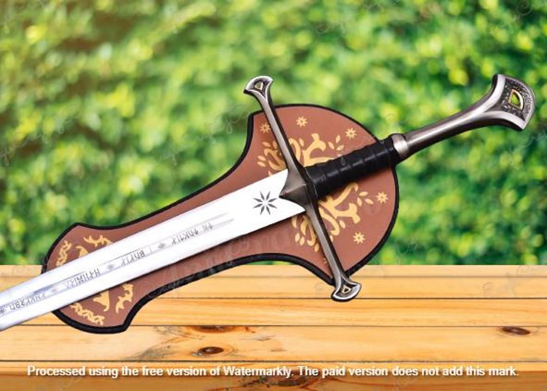 Aragorn's Sword Legendary Anduril - Hand-forged Sword, Costume Sword ...