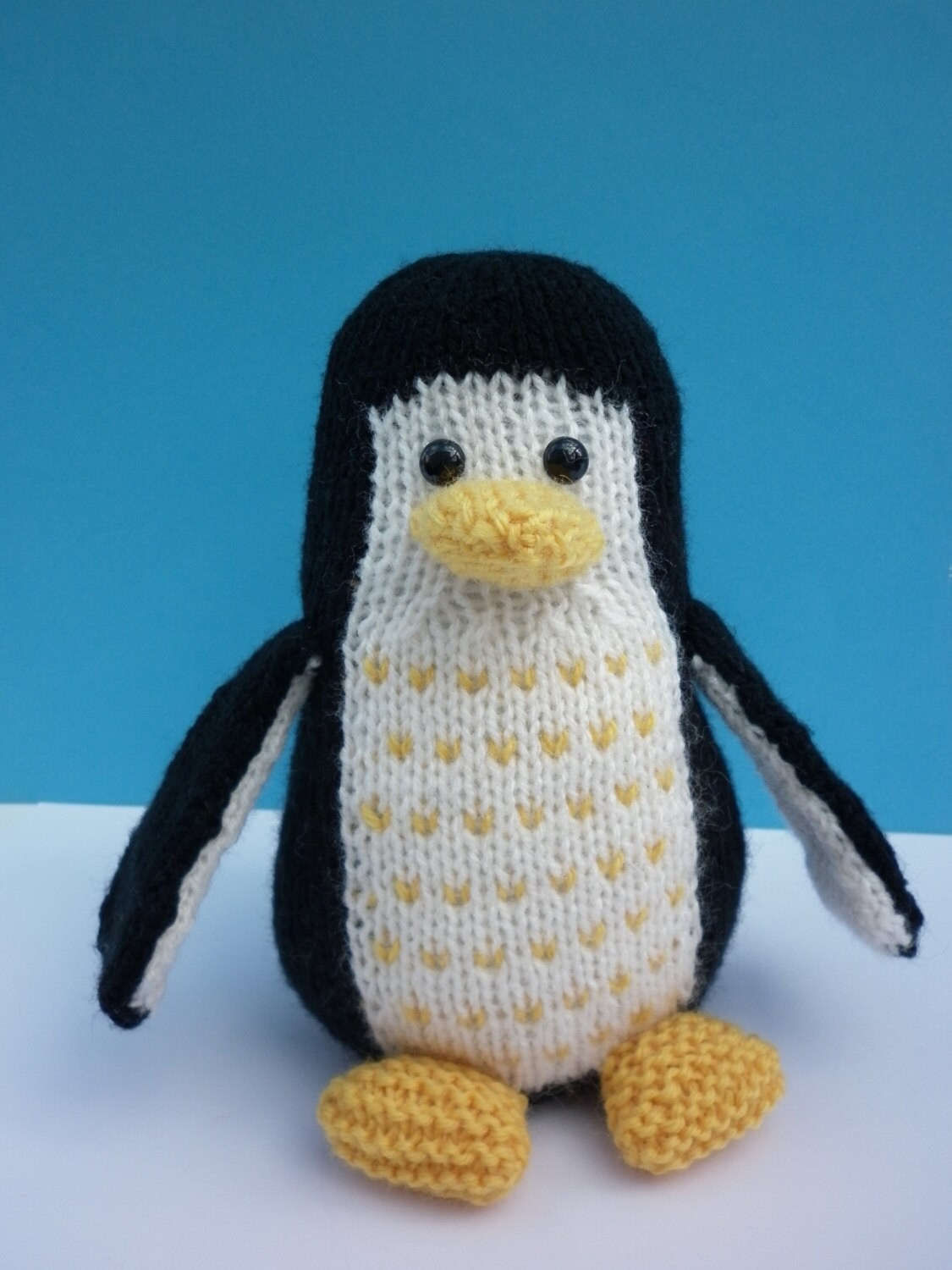 Plumley the Penguin Knitting Pattern – Knit Your Own Toy (PDF Pattern ...