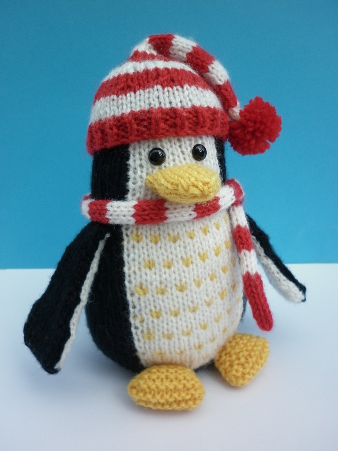 Plumley the Penguin Knitting Pattern – Knit Your Own Toy (PDF Pattern ...