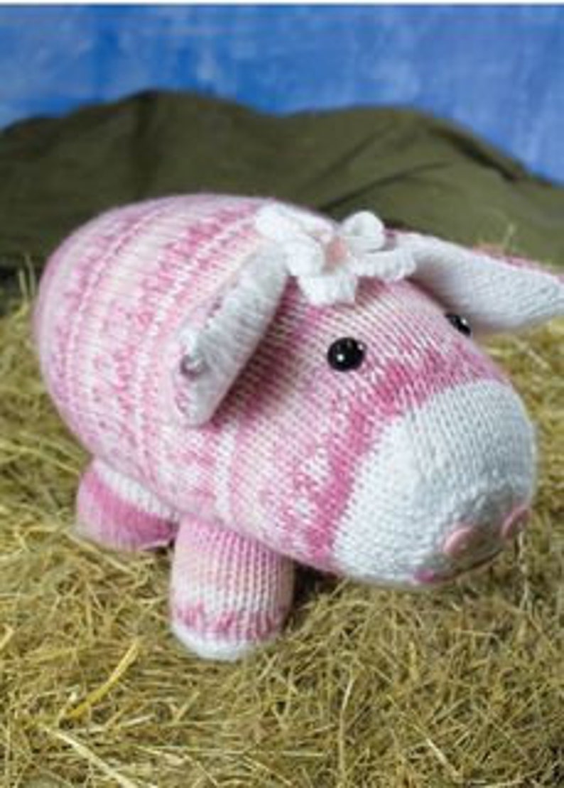 Pig Knitting Pattern - Peover the Pig Toy (digital Download) - Etsy