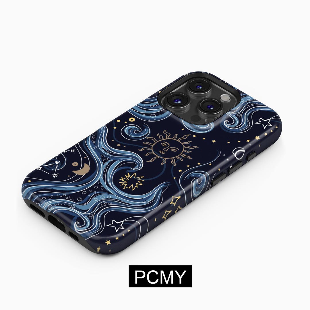 Celestial Sun, Moon,star Cluster Phone Case,iphone 16 15 14 13 12 11X ...