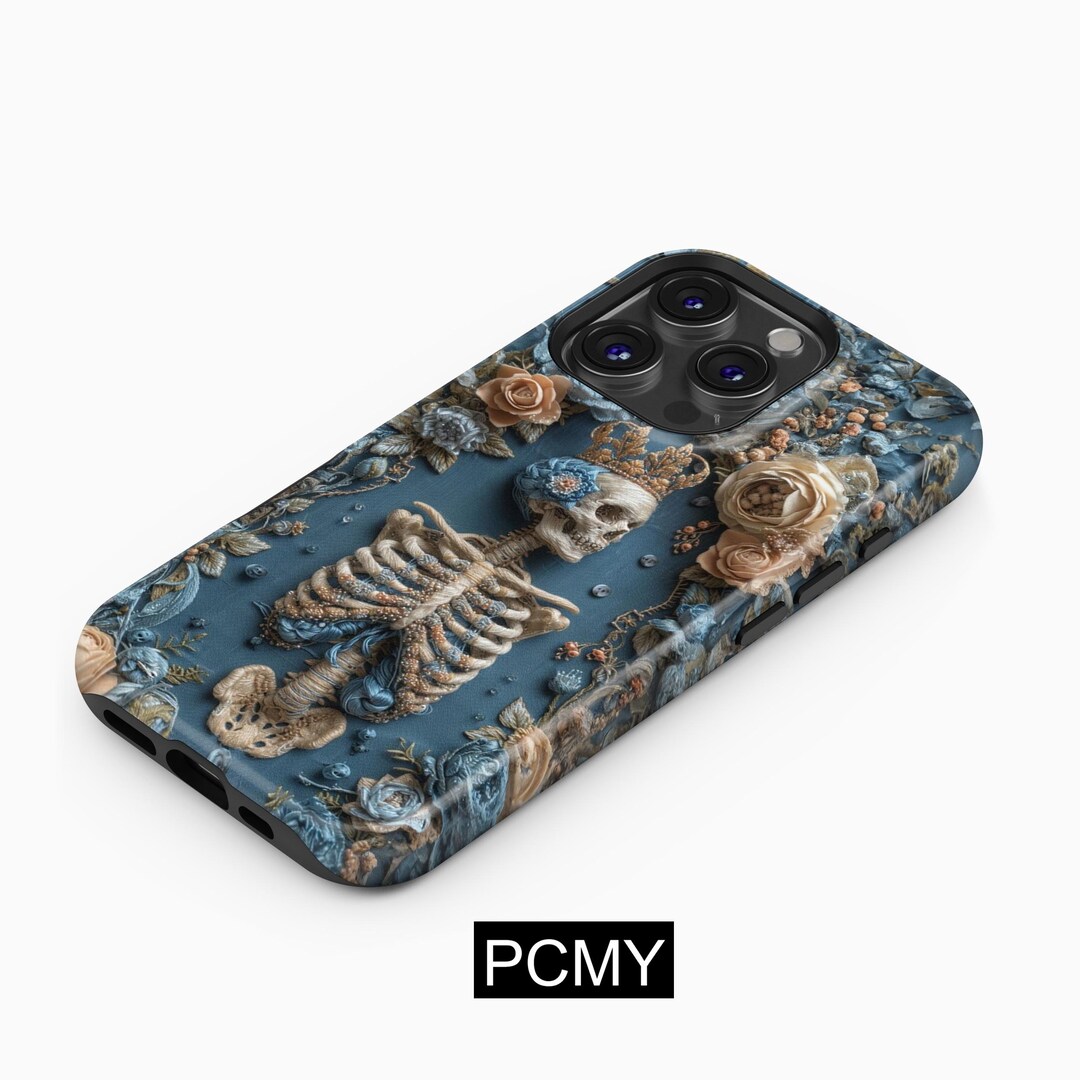 Princess Skeleton Phone Case,gothic Art,iphone 16 15 14 13 12 11X Xs 8 ...