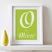 Custom Large Initial Baby Name Print // Any Size // Nursery Art // DIY ...