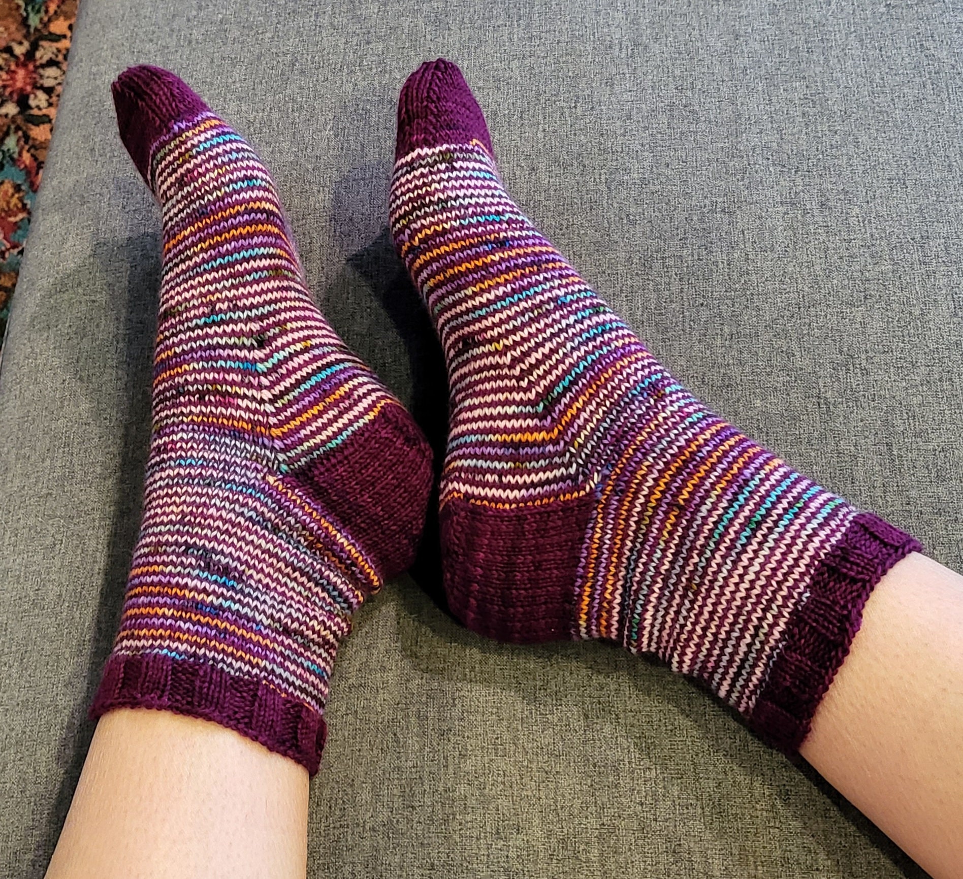Alice's Striped Helix Socks [KNITTING PATTERN BUNDLE] - Etsy