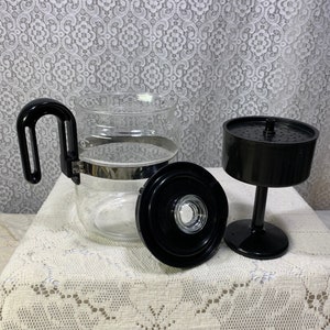 Vintage Gemco Brand Coffee Pot, Glass Coffee Pot, Vintage Glass Perk ...