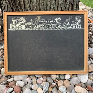 Vintage Chalkboard, Vintage Kids Chalkboard, Geoffrey Chalkboard - Etsy
