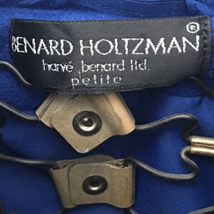 Vintage Harve Bernard, Bernard Holzman Full Length Royal Blue Wool Coat ...