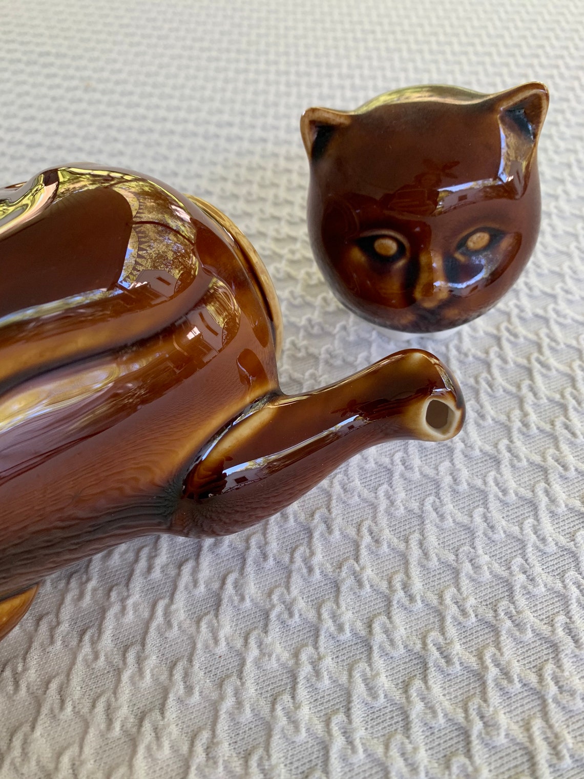Vintage Teapot Cat Teapot Vintage Cat Teapot Cat Pottery - Etsy