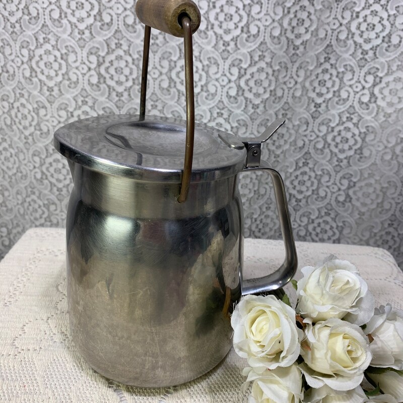 Wood Handle Pitcher - Etsy