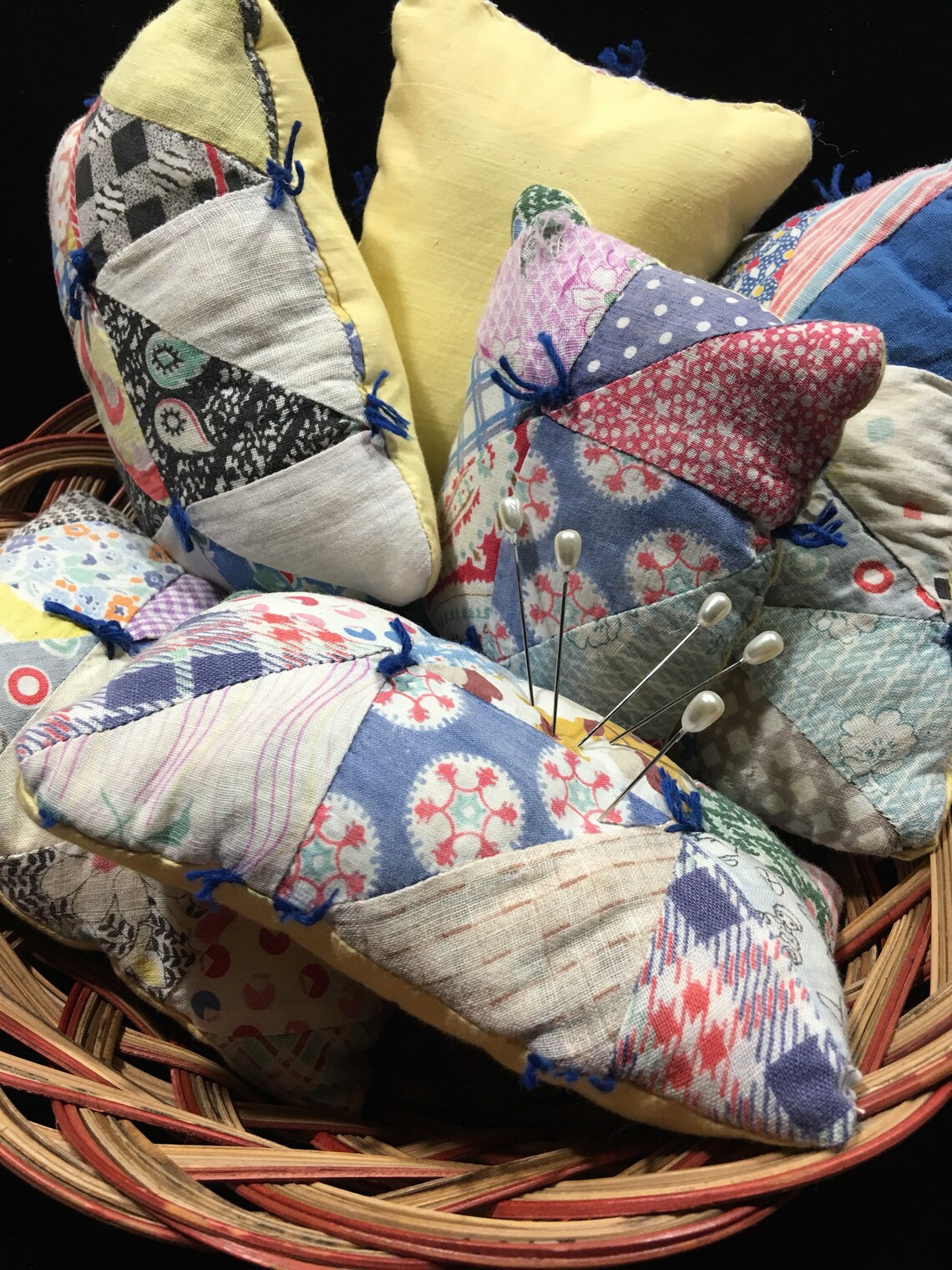 Vintage Quilt Pincushion - Etsy