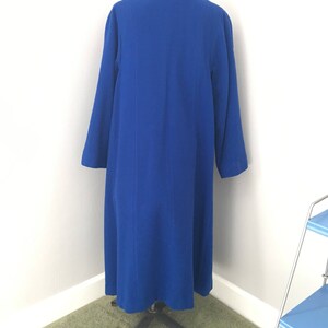 Vintage Harve Bernard, Bernard Holzman Full Length Royal Blue Wool Coat ...