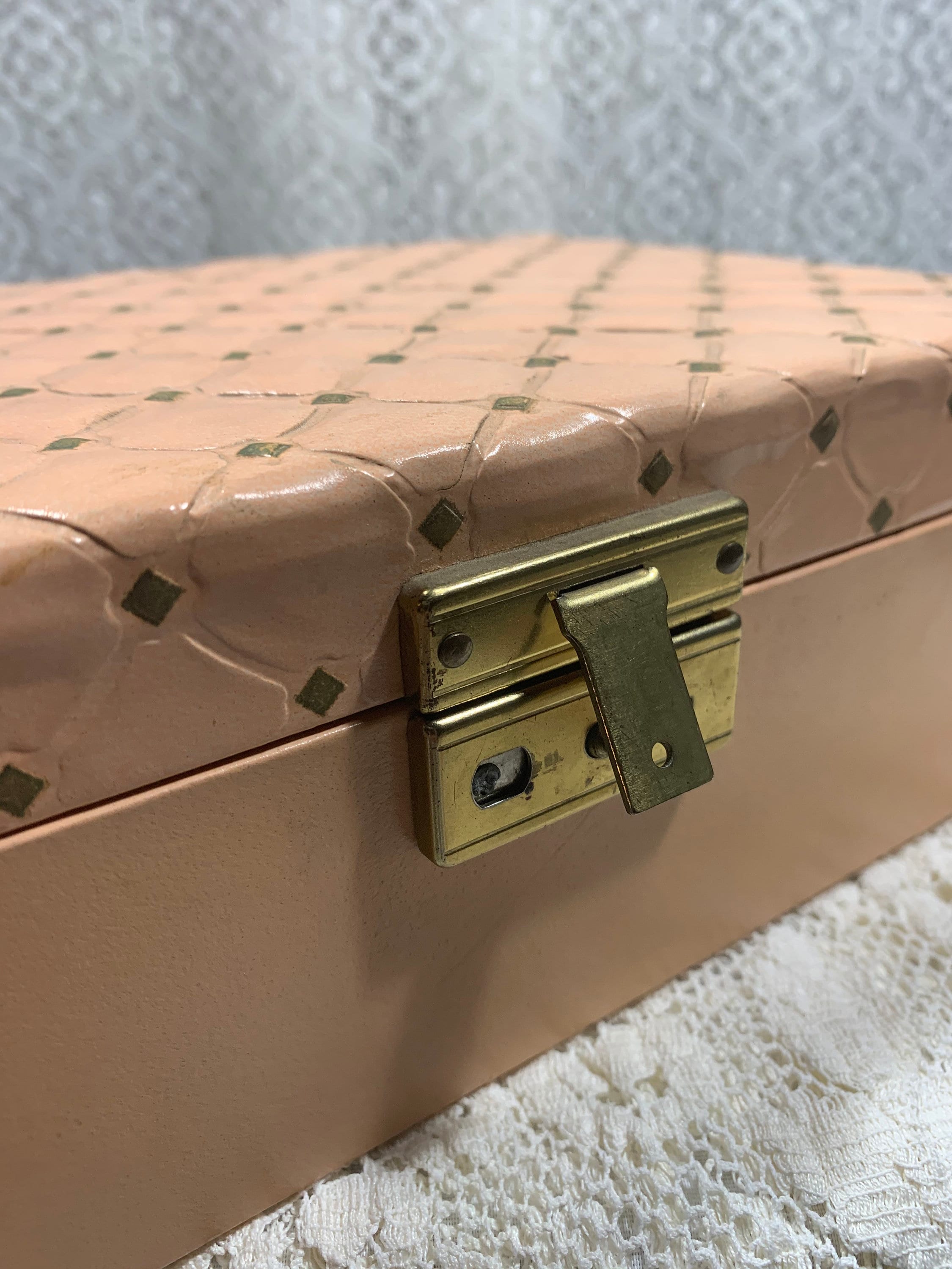 Vintage Pink Jewelry Box Retro Pink Jewelry Box - Etsy Australia