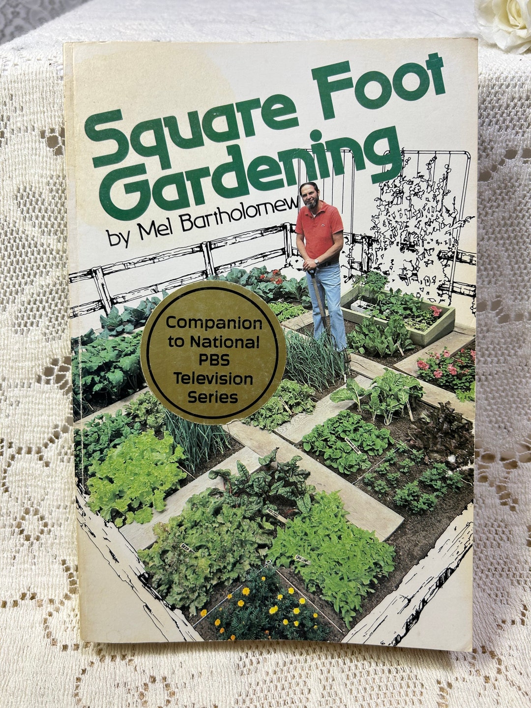 Square Foot Gardening by Mel Bartholomew, Vintage Gardening Book, Small ...