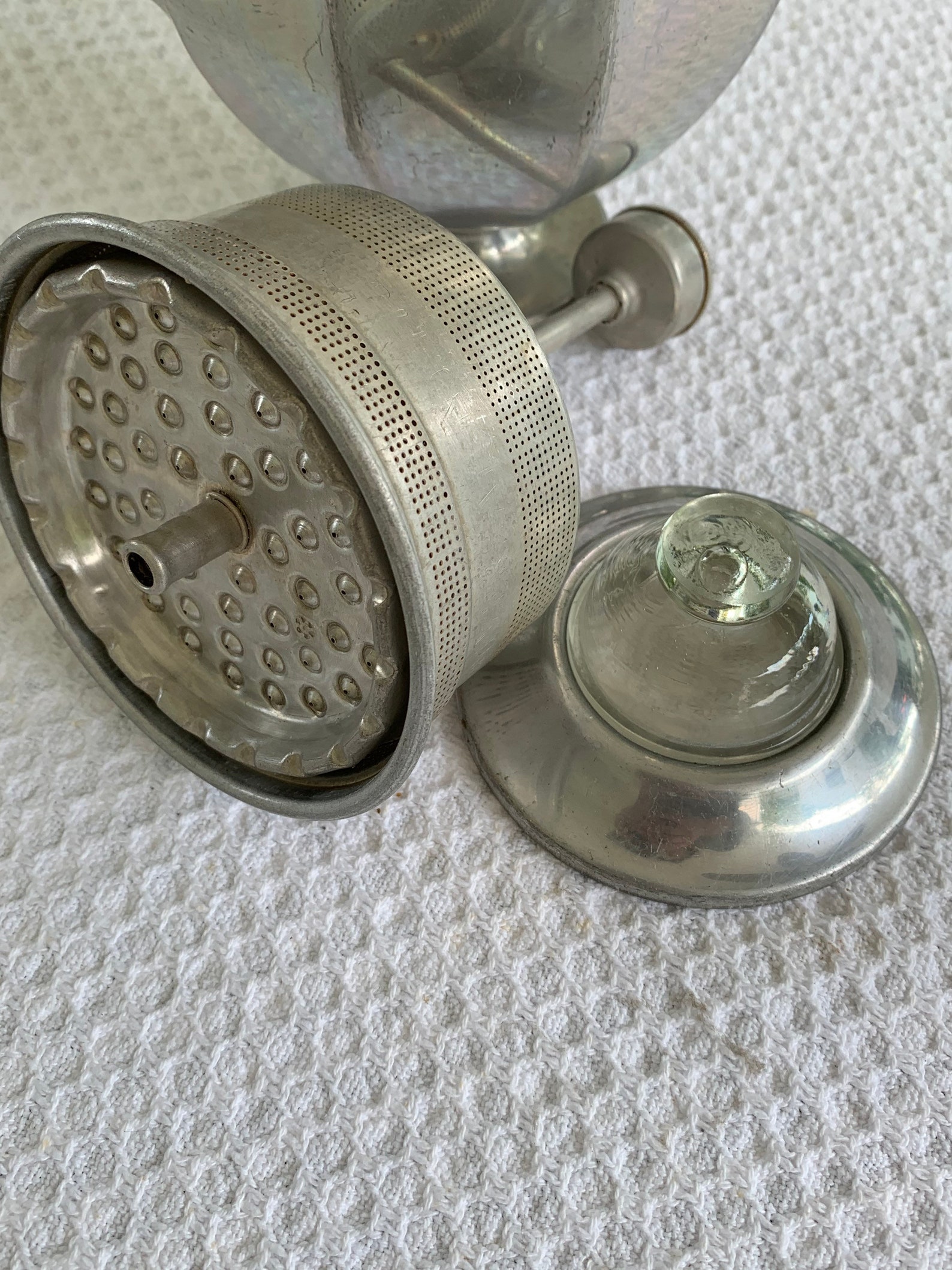 Vintage Perk Coffee Pot, Stovetop Perk Coffee Pot, Wood Handle Coffee ...