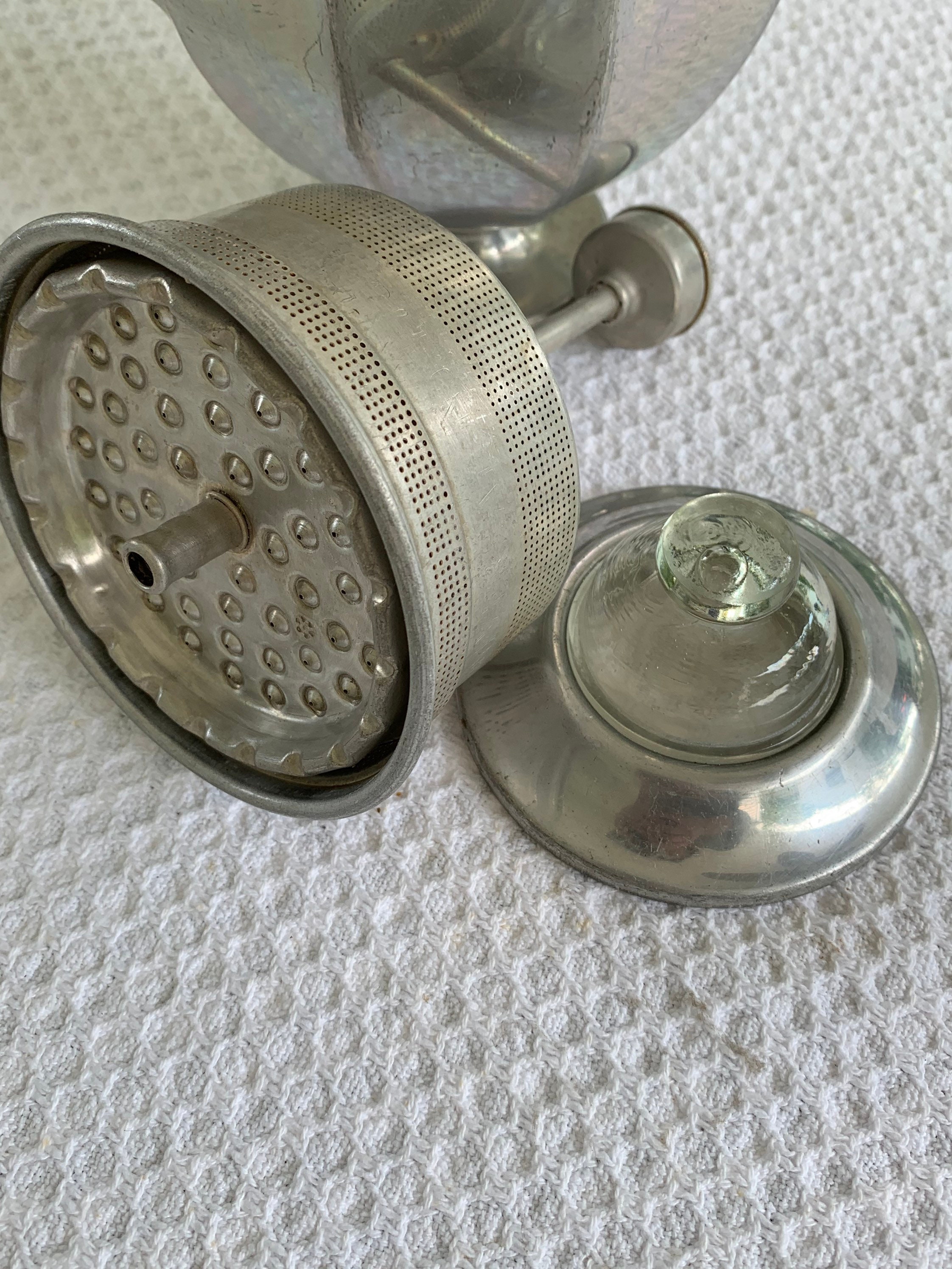 Vintage Perk Coffee Pot, Stovetop Perk Coffee Pot, Wood Handle Coffee ...