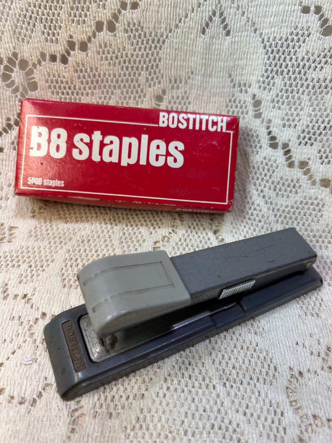 Vintage Bostitch Stapler / Industrial Stapler / Vintage Stapler / Art ...