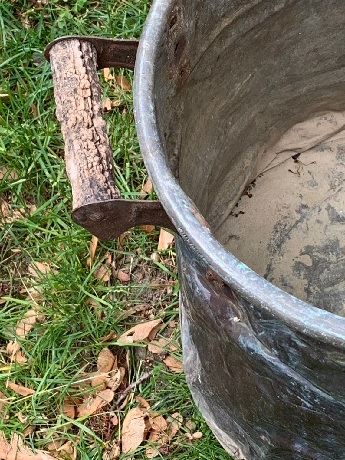 Rustic copper boiling tub vintage copper pot copper tub | Etsy