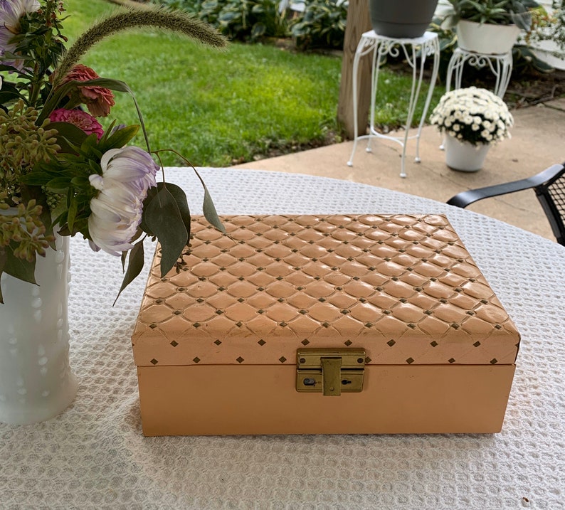 Vintage Pink Jewelry Box, Retro Pink Jewelry Box - Etsy Australia