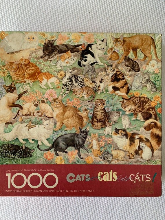 Vintage Springbok Puzzle Vintage Cat Puzzle Springbok Cat - Etsy