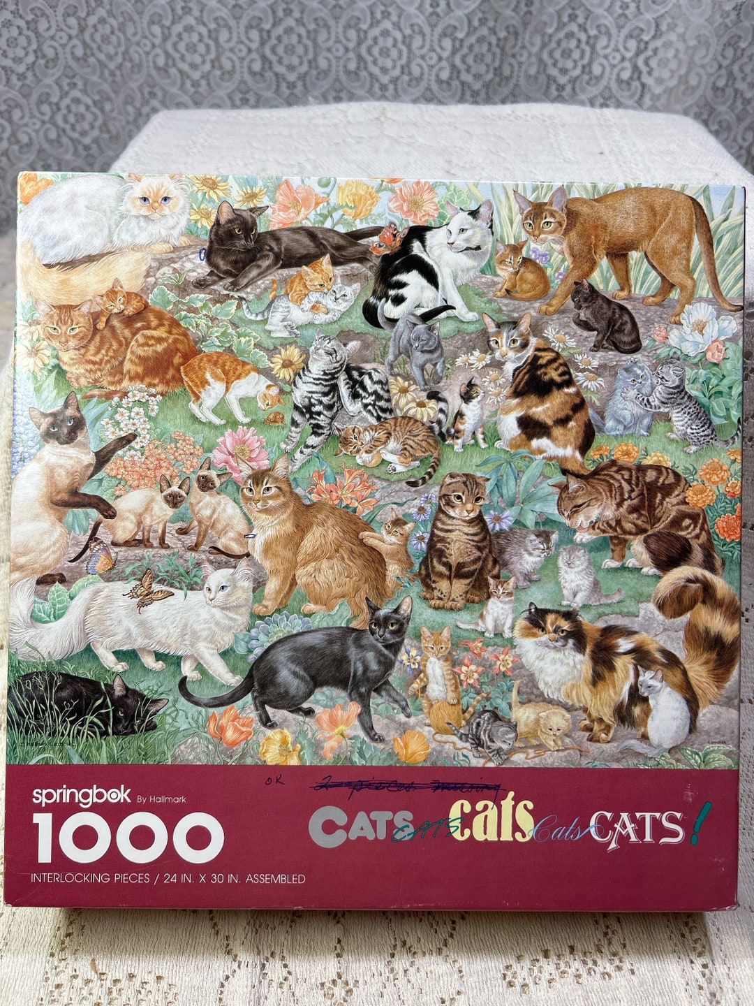 Vintage Springbok Puzzle, Vintage Cat Puzzle, Springbok Cat Puzzle - Etsy