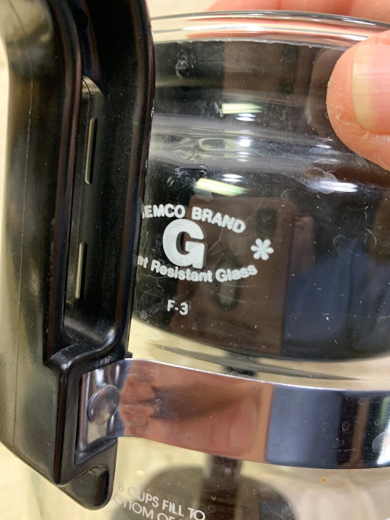 Vintage Gemco Brand Coffee Pot Glass Coffee Pot Vintage - Etsy