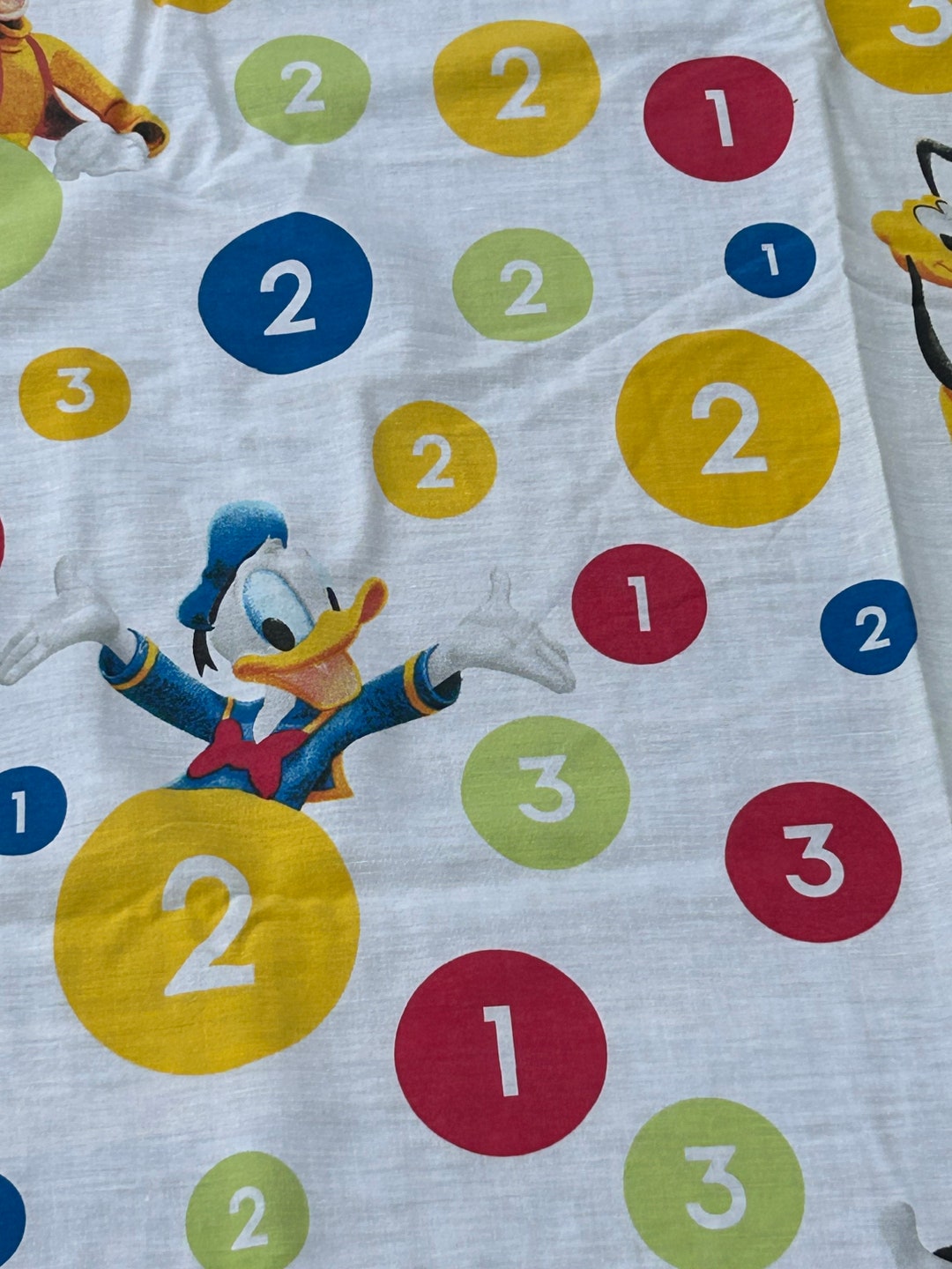 Vintage Mickey Mouse Full Seat Sheet Set, Vintage Disney Sheets, Mickey ...
