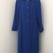Vintage Harve Bernard, Bernard Holzman Full Length Royal Blue Wool Coat ...