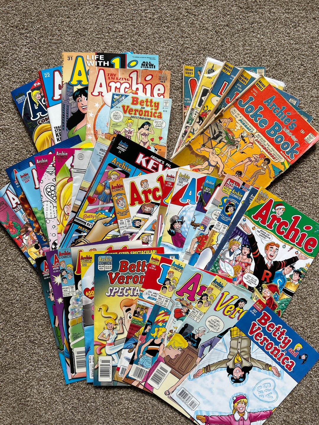 Vintage Archie Comic Books, Lot of Vintage Comic Books - Etsy