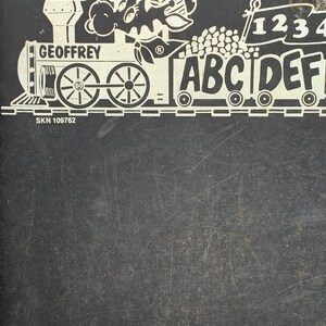 Vintage Chalkboard, Vintage Kids Chalkboard, Geoffrey Chalkboard - Etsy