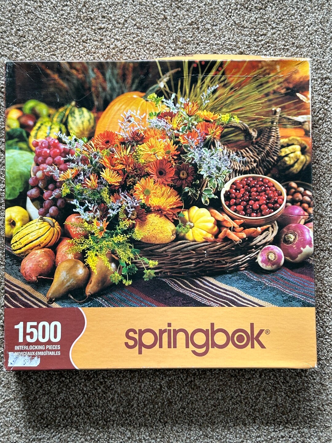 Vintage Springbok Puzzle, Vintage Puzzle, Springbok Autumn Harvest ...