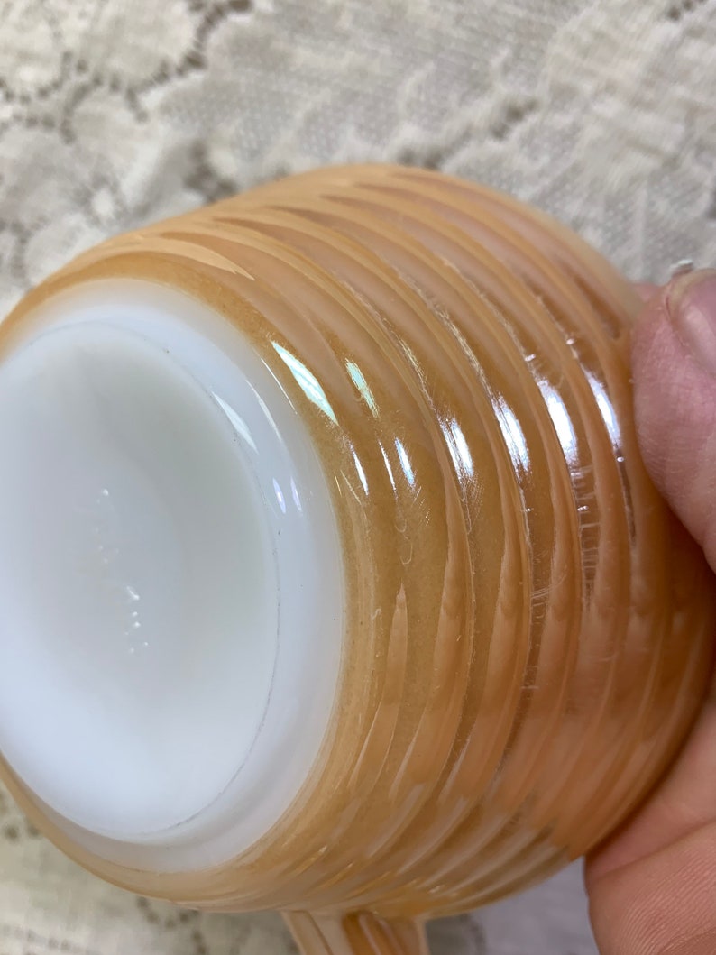 Vintage Luster Ware Bowls Set of Luster Ware Peach Luster - Etsy