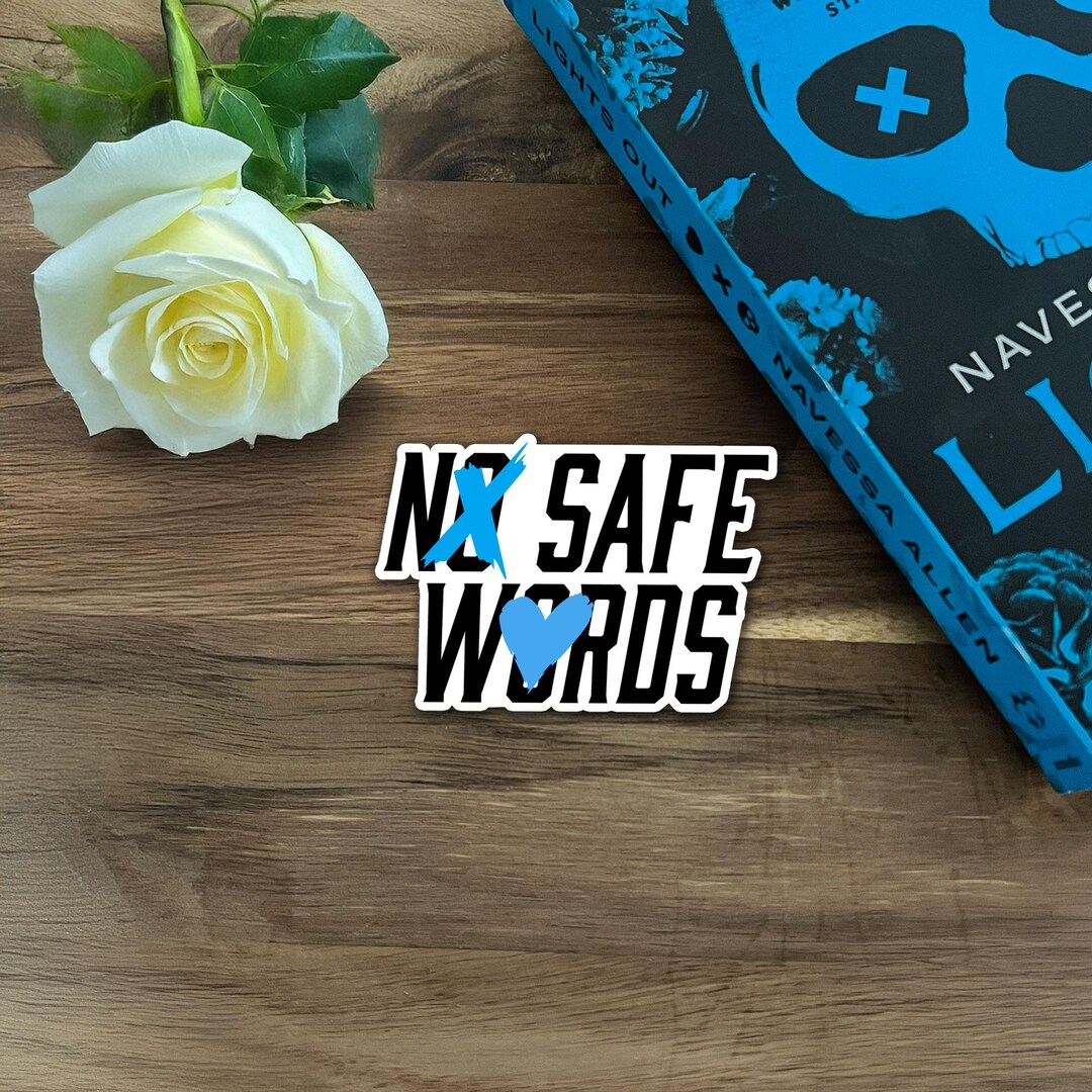 No Safe Words Sticker: Dark Romance Bookish Vinyl Decal - Etsy