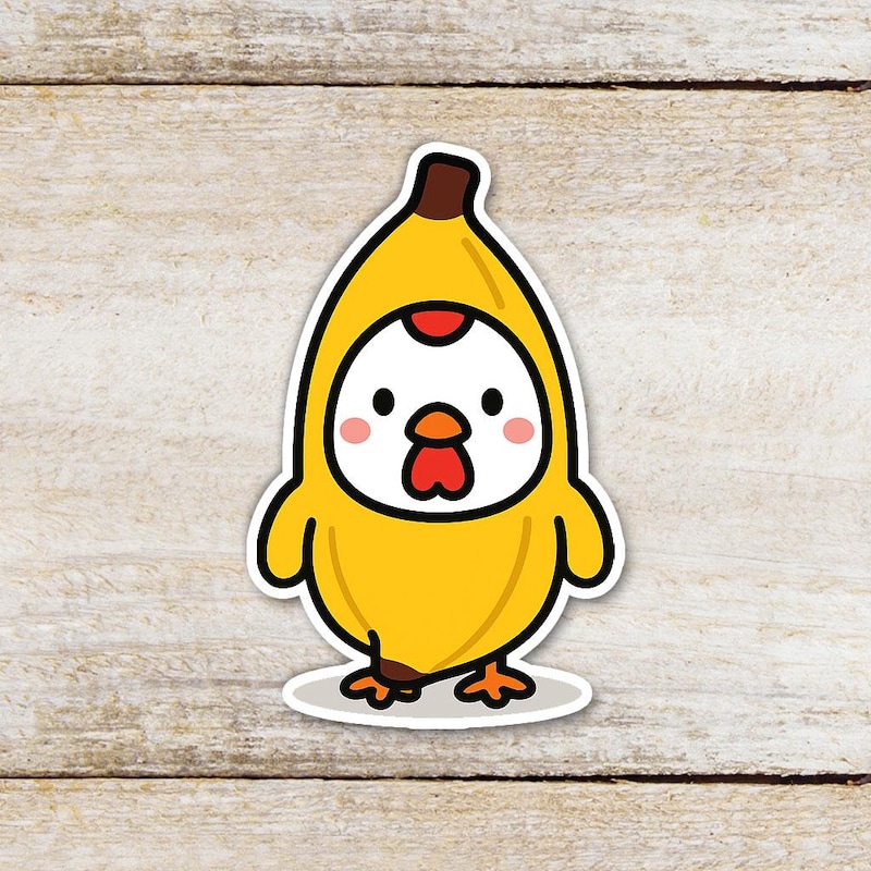 Banana Sticker - Etsy