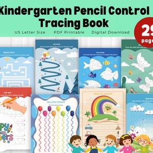 Pencil Control Tracing Worksheets for Kids – 29 Fun Pages to Build ...