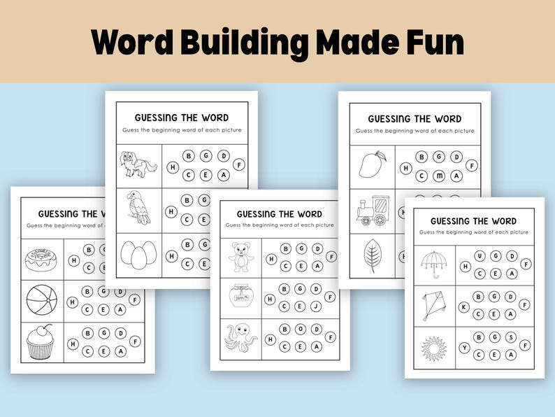 Printable Compound Words Worksheets | 30 Pages | Match & Learn Word ...