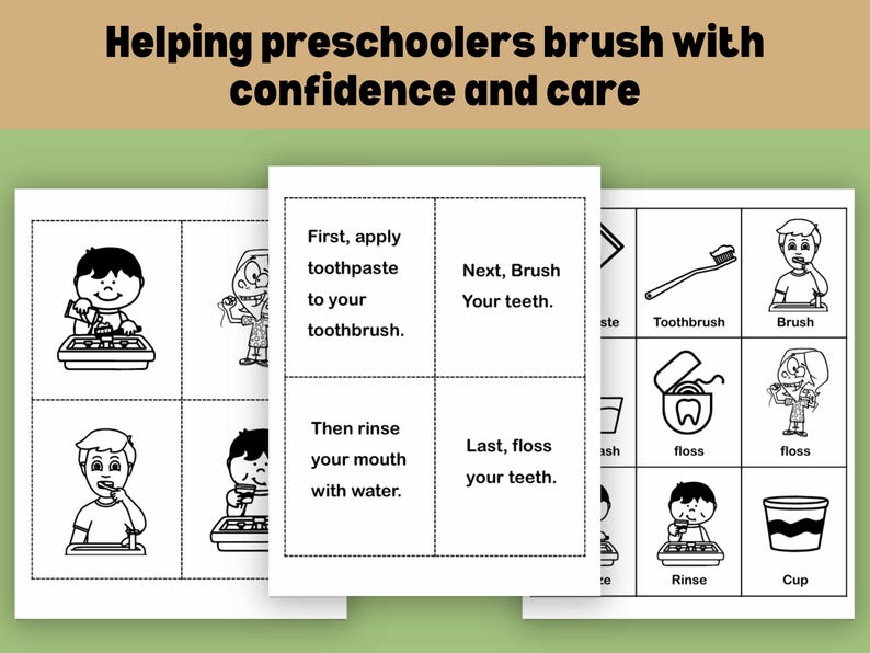 Tooth Brushing Visuals & Activities | 31 Pages | Healthy Habits for ...