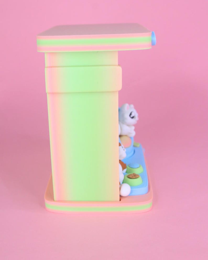 3D Printable Cat House Display With Cat STL Model (digital Download) - Etsy