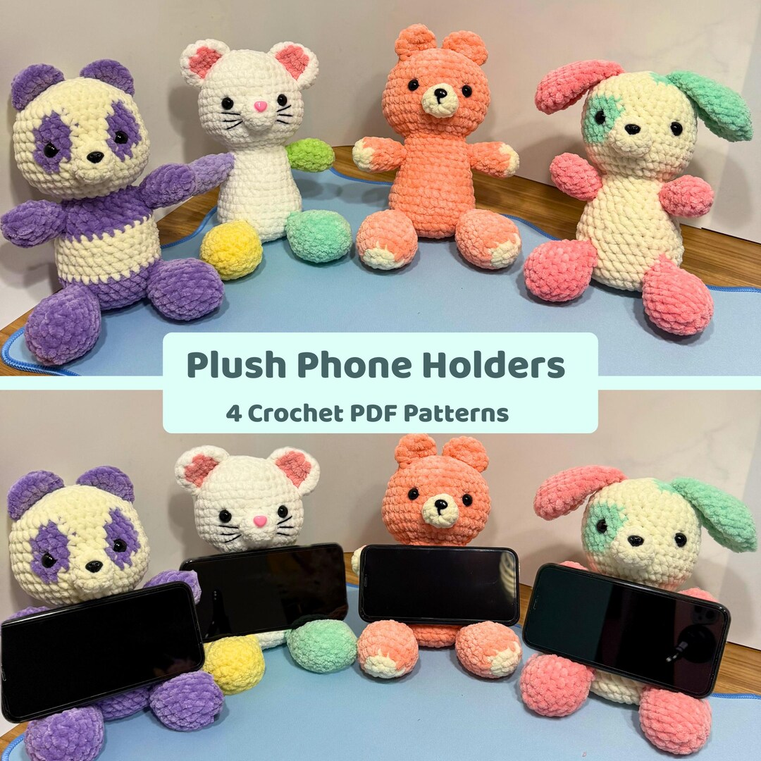 Pixel Pal Crochet Pattern Bundle PDF Cute Kawaii Plushies Weighted ...