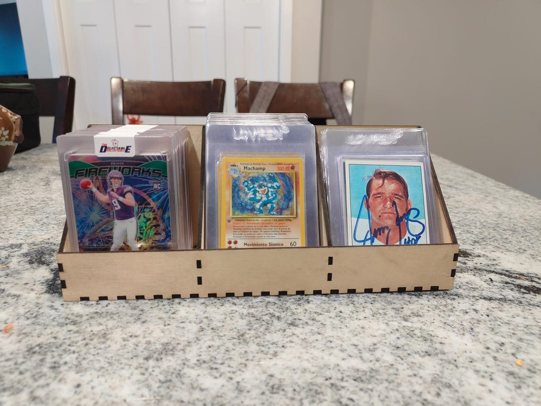 Laser Cut Wooden Trading Card Display Stand: Pokemon, TCG - Etsy