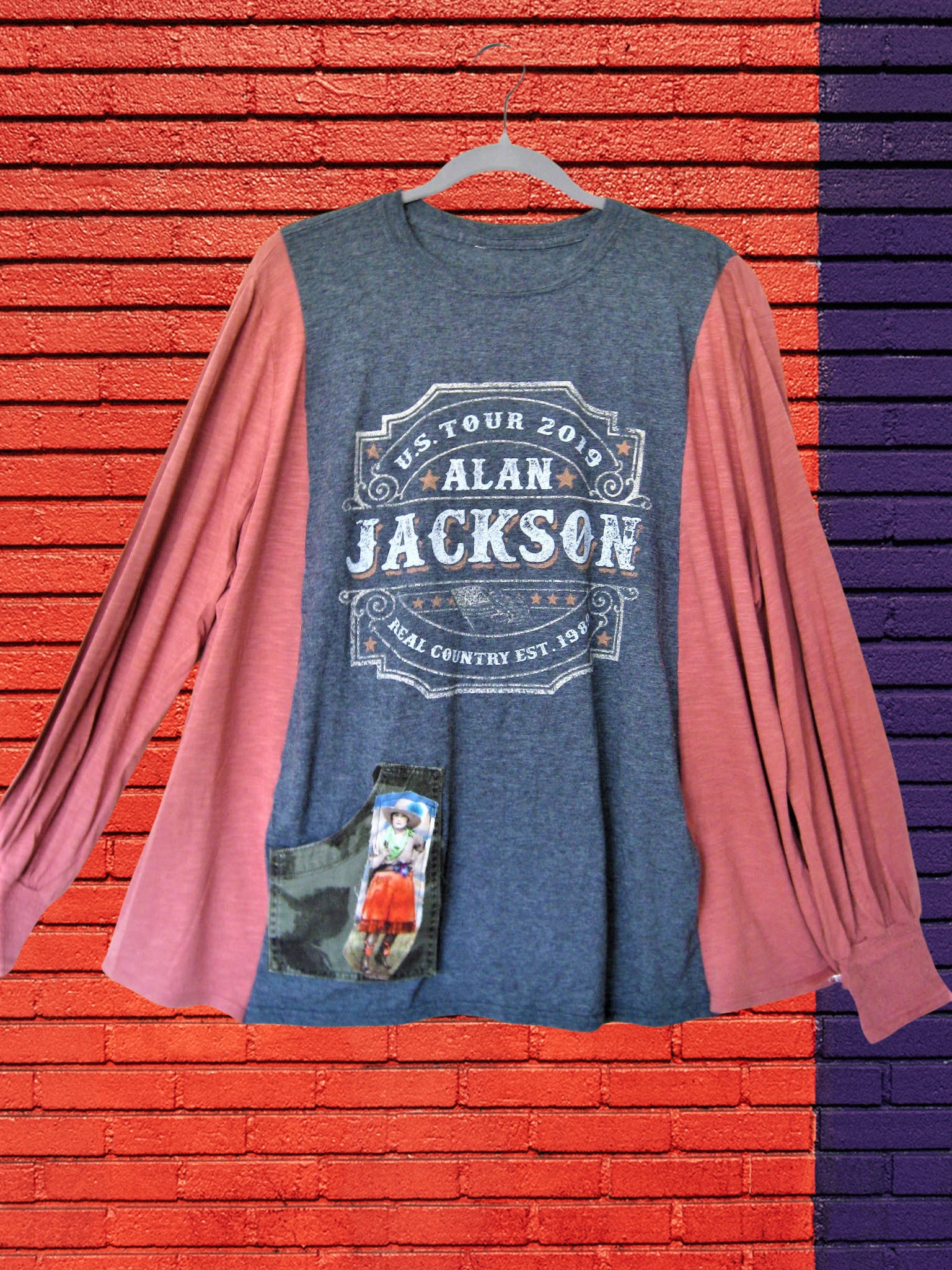 Reworked Womens Top-upcycled Shirt-reconstructed Clothing-art to Wear ...