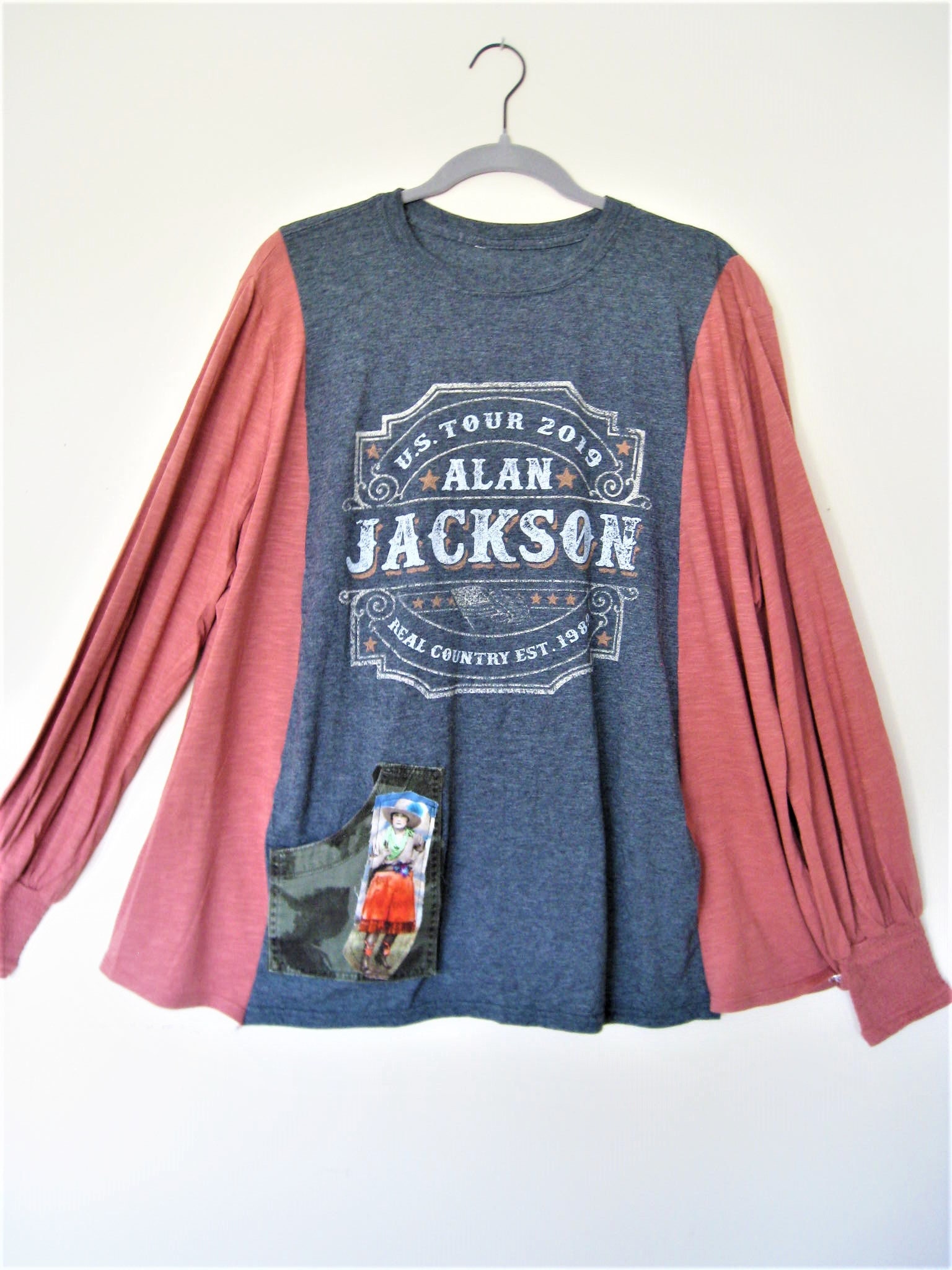 Reworked Womens Top-upcycled Shirt-reconstructed Clothing-art to Wear ...