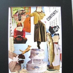 Original Contemporary Collage Ready to Frame - Etsy