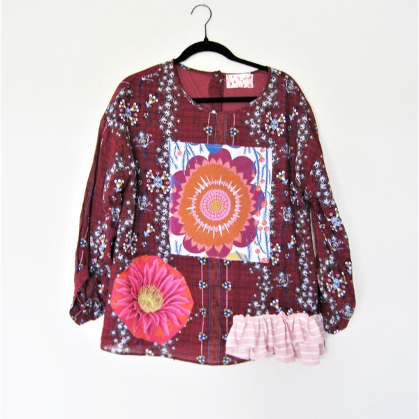 Upcycled Blouse - Etsy